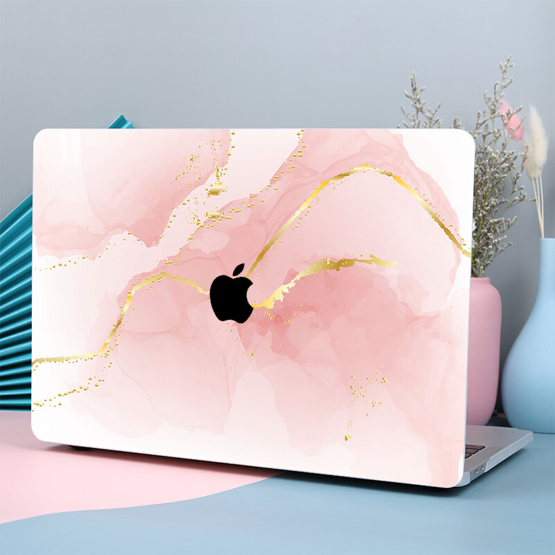 HD Color Pink Marble Laptop hard Matte Cases for Macbook Pro 13 Air M1 ...