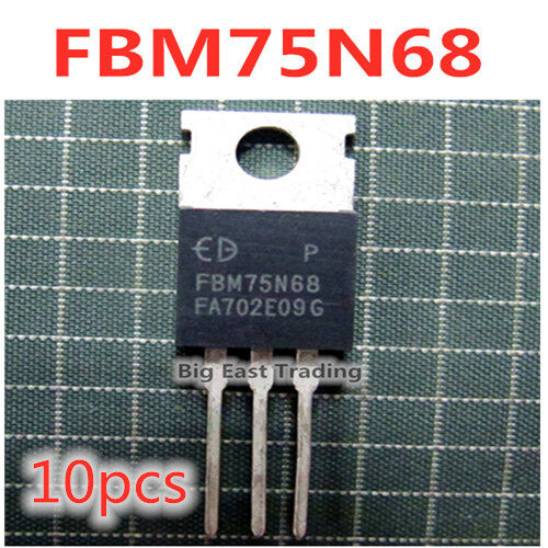 10ชิ้นFBM75N68ใหม่เดิมTO-220,รับประกันคุณภาพ - Big East Trading - ThaiPick