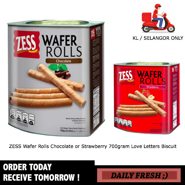 ZESS Wafer Roll Chocolate 700gram Love Letters Biscuit | Lazada