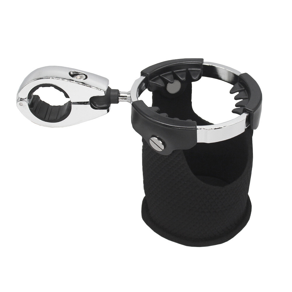 Motorcycle Cup Holder Beverage Drink Can Handlebar Mount 360° Rotation ...