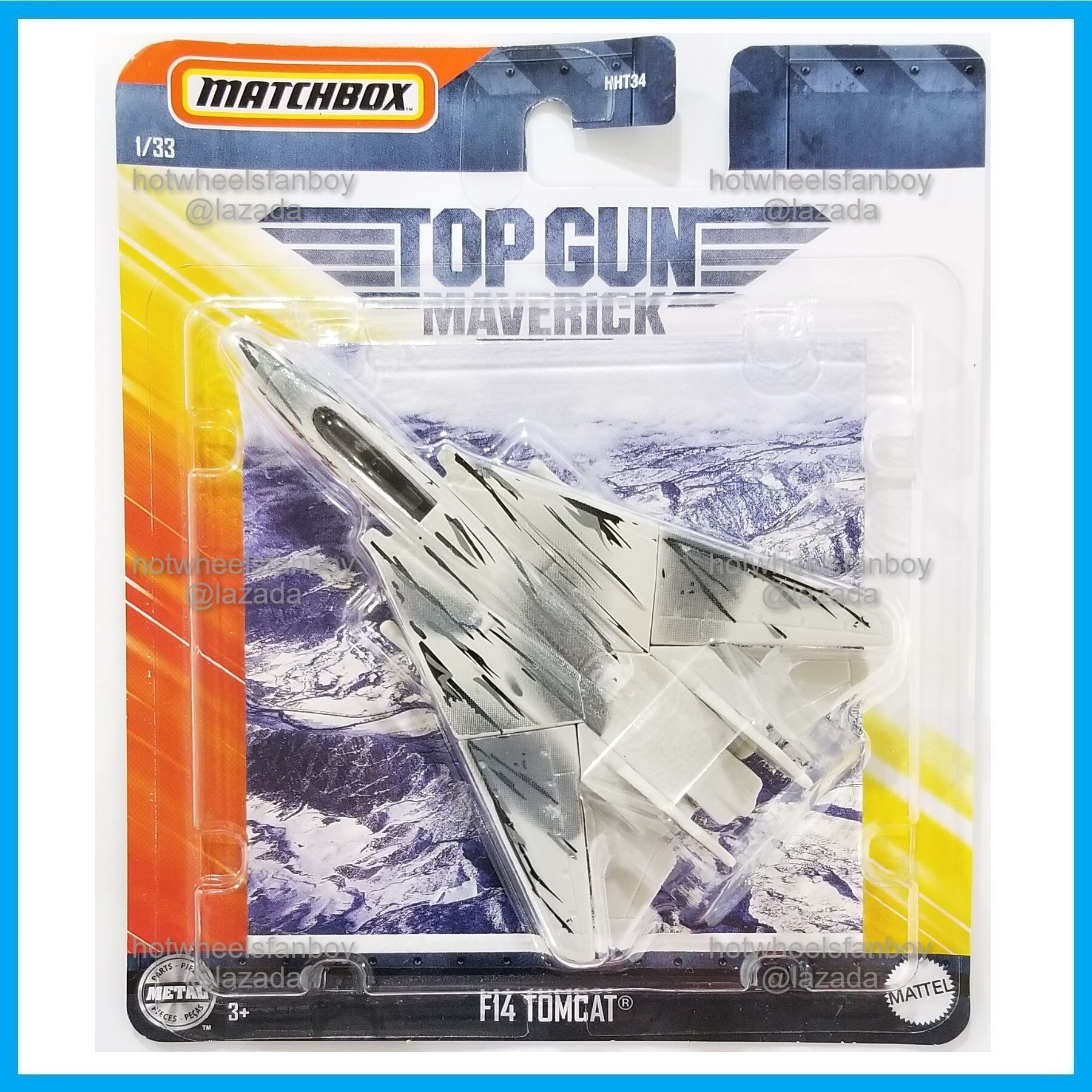 Matchbox F14 Tomcat MBX 2022 Sky Busters Top Gun Themed Grey Colour ...