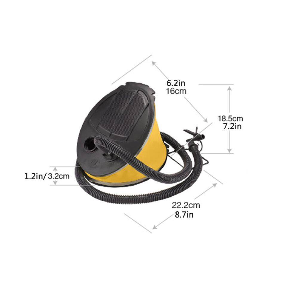3L Bellows Foot Pump Air Pump for Inflatable Pool Tube Air Mattress Bed ...