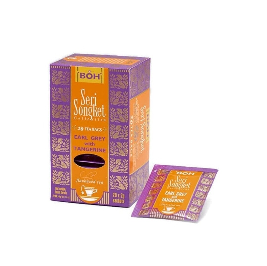 Boh Seri Songket Earl Grey With Tangerine Teabag Sachet | Lazada