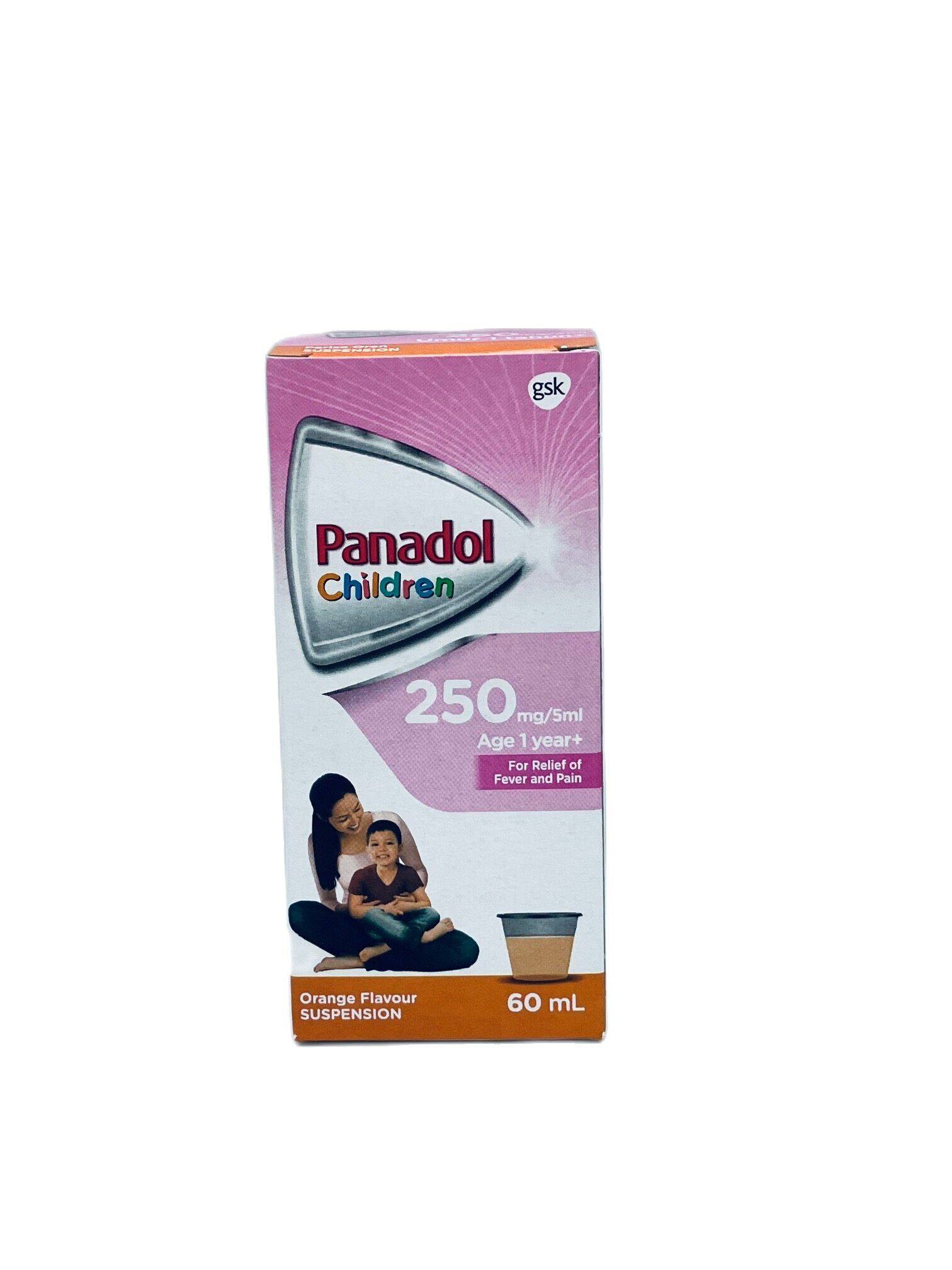 Panadol Children 250mg/5ml Orange Suspension 60ml | Lazada