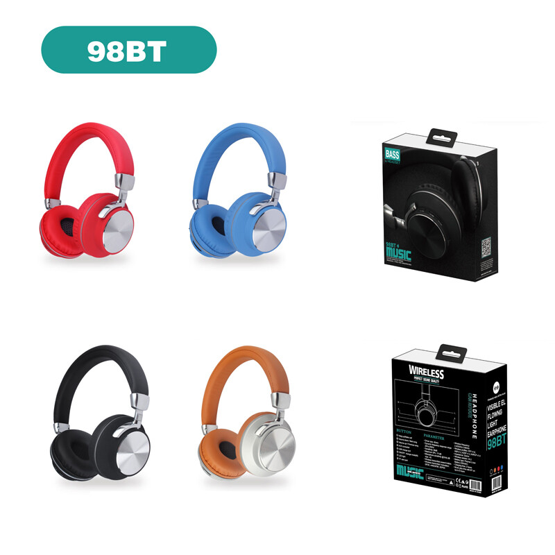 ต้นฉบับJBL 98BT หูฟังบลูทูธไร้สาย Folding Wireless Gaming Headset Over-The-Ear Headphones หูฟัง ...