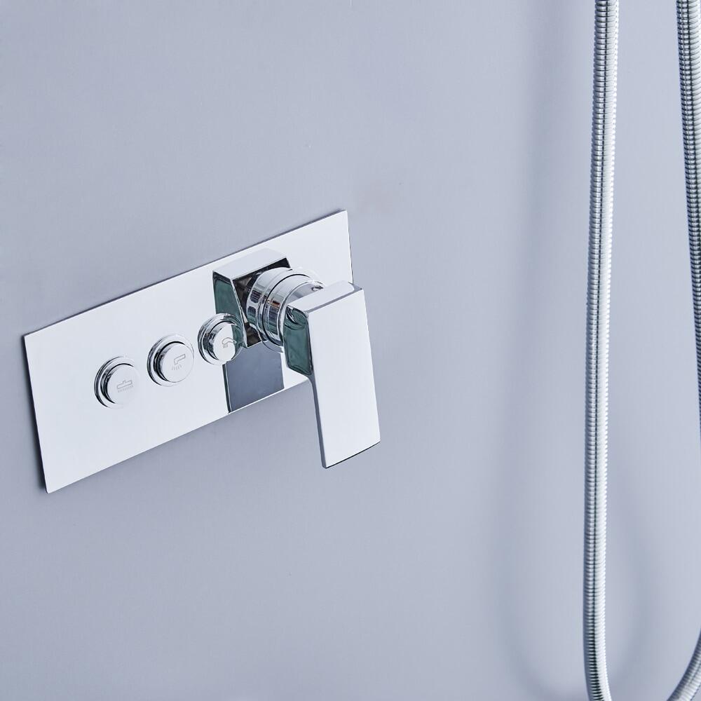 BAKALA สองหรือสามอุปกรณ์ฟังก์ชัน Bath ฝักบัวสัมผัสวาล์ว Thermo ก๊อกน้ำ ...