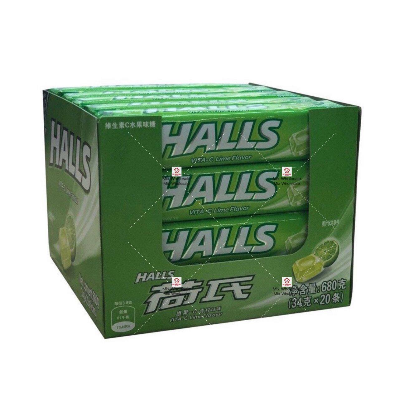 Halls Candy (34g x 20 Sticks) - | Lazada