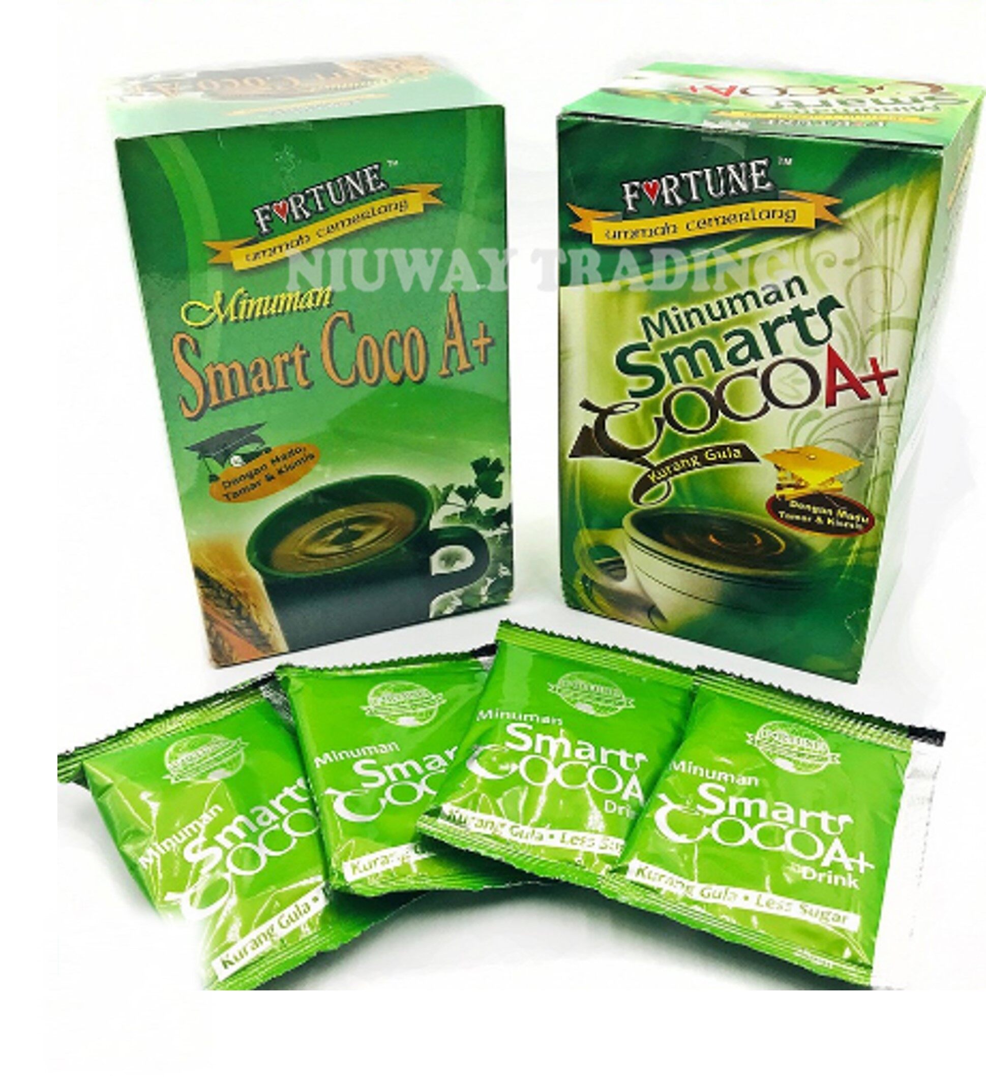 FORTUNE SMART COCO A+/LESS SUGAR 15'S | Lazada