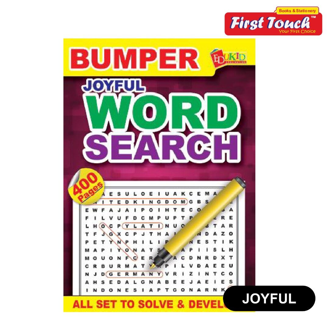 Bumper Exciting Word Search Joyful Word Search Puzzle Word Activity ...
