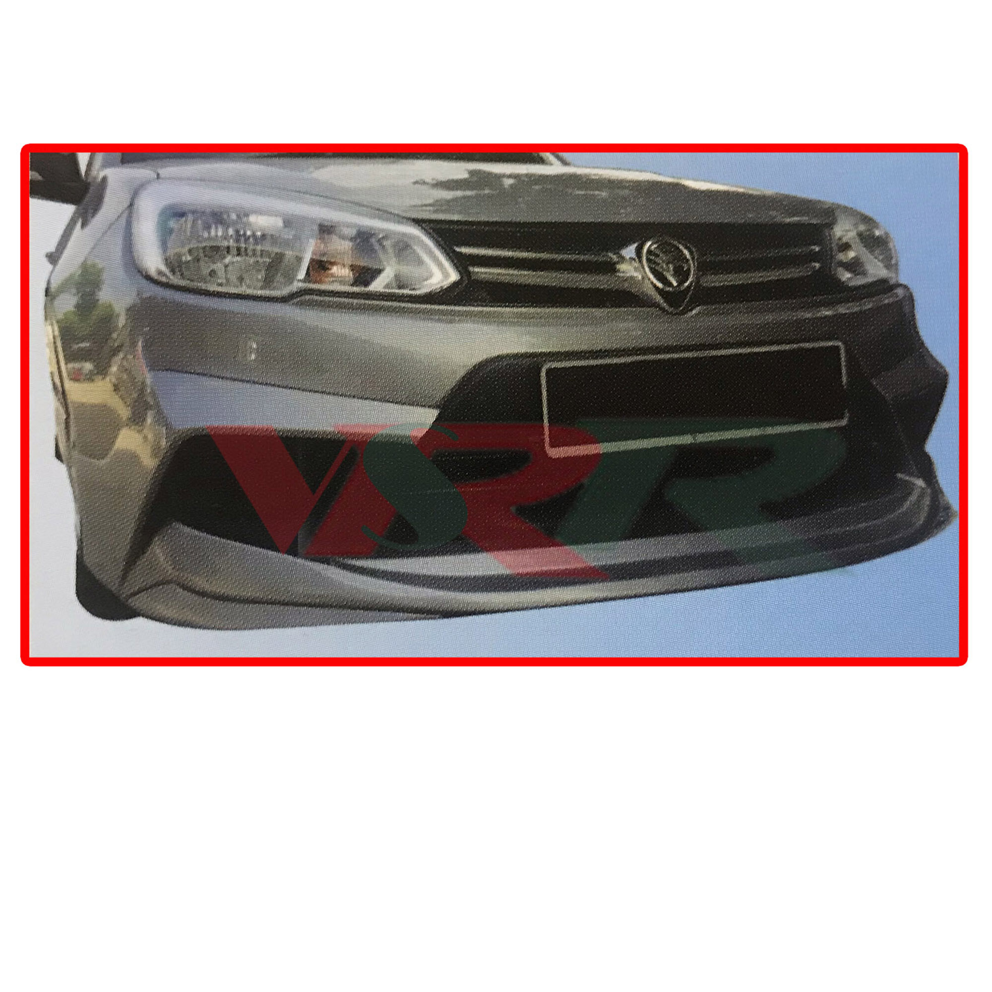 Proton Saga VVT 3rd Gen (2016) SPORTIVO Front Skirt Skirting With ...