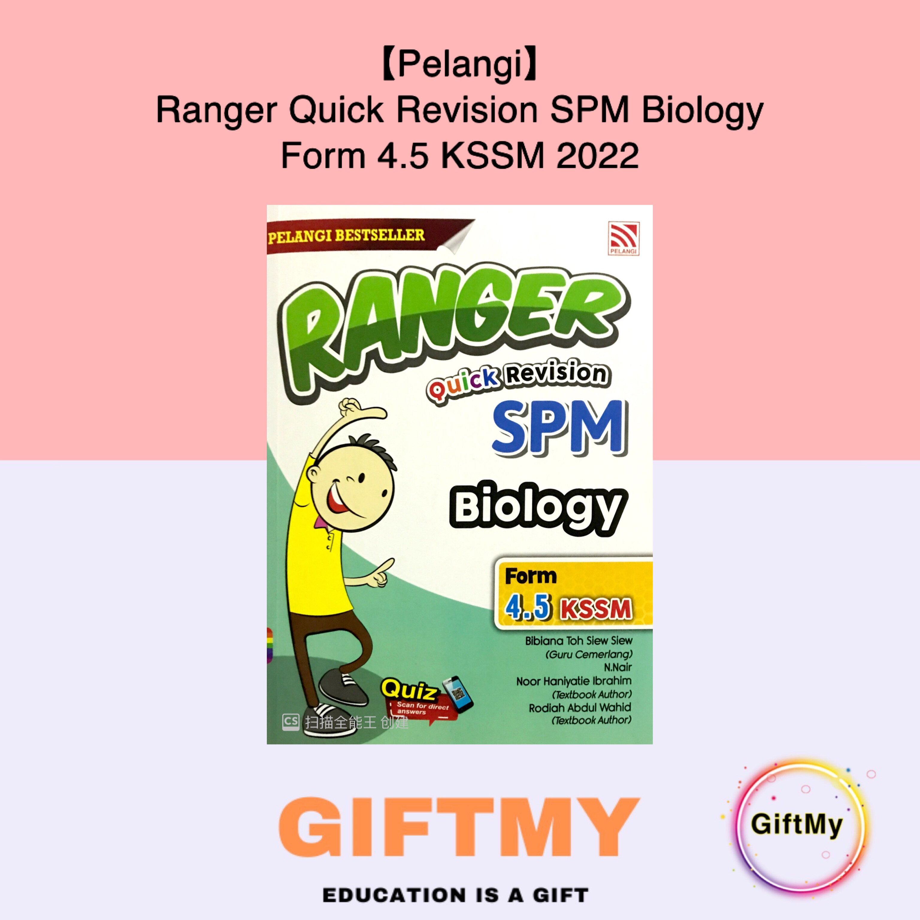 【Pelangi】Ranger Quick Revision SPM Biology Form 4.5 KSSM 2022 - SPM ...