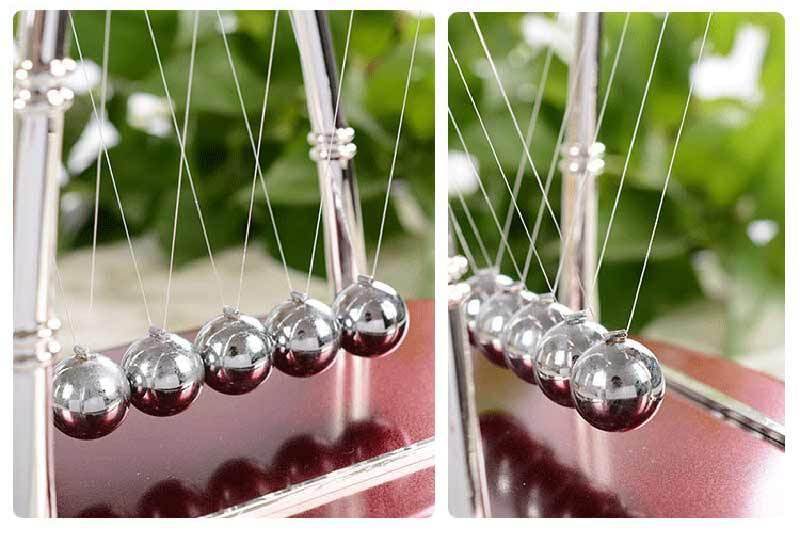 ลูกตุ้มนิวตันลูก BALANCE Ball Pool ทางกายภาพการอนุรักษ์พลังงานรุ่น ...