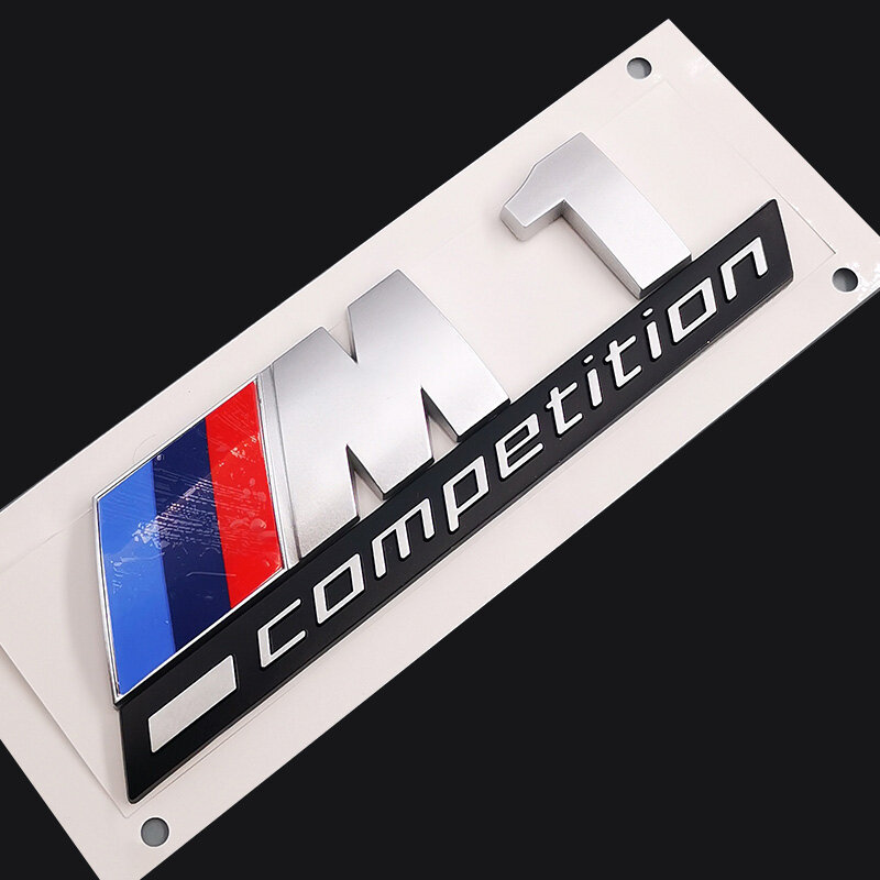 BMW M1 Competition สติกเกอร์ติดรถยนต์สติกเกอร์โลโก้โลหะตรารถยนต์ Chrom ...