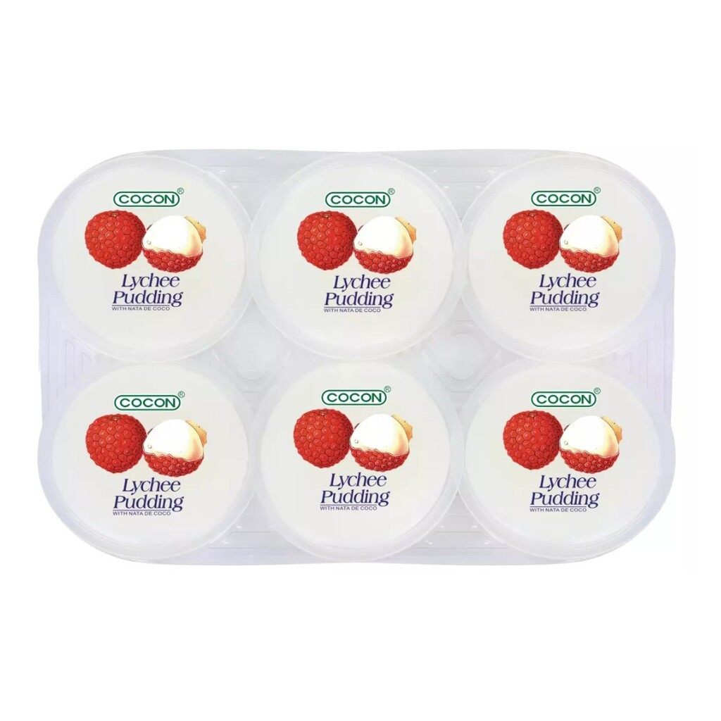 [98] Cocon Pudding With Nata De Coco 80gm x 6cup | Lazada