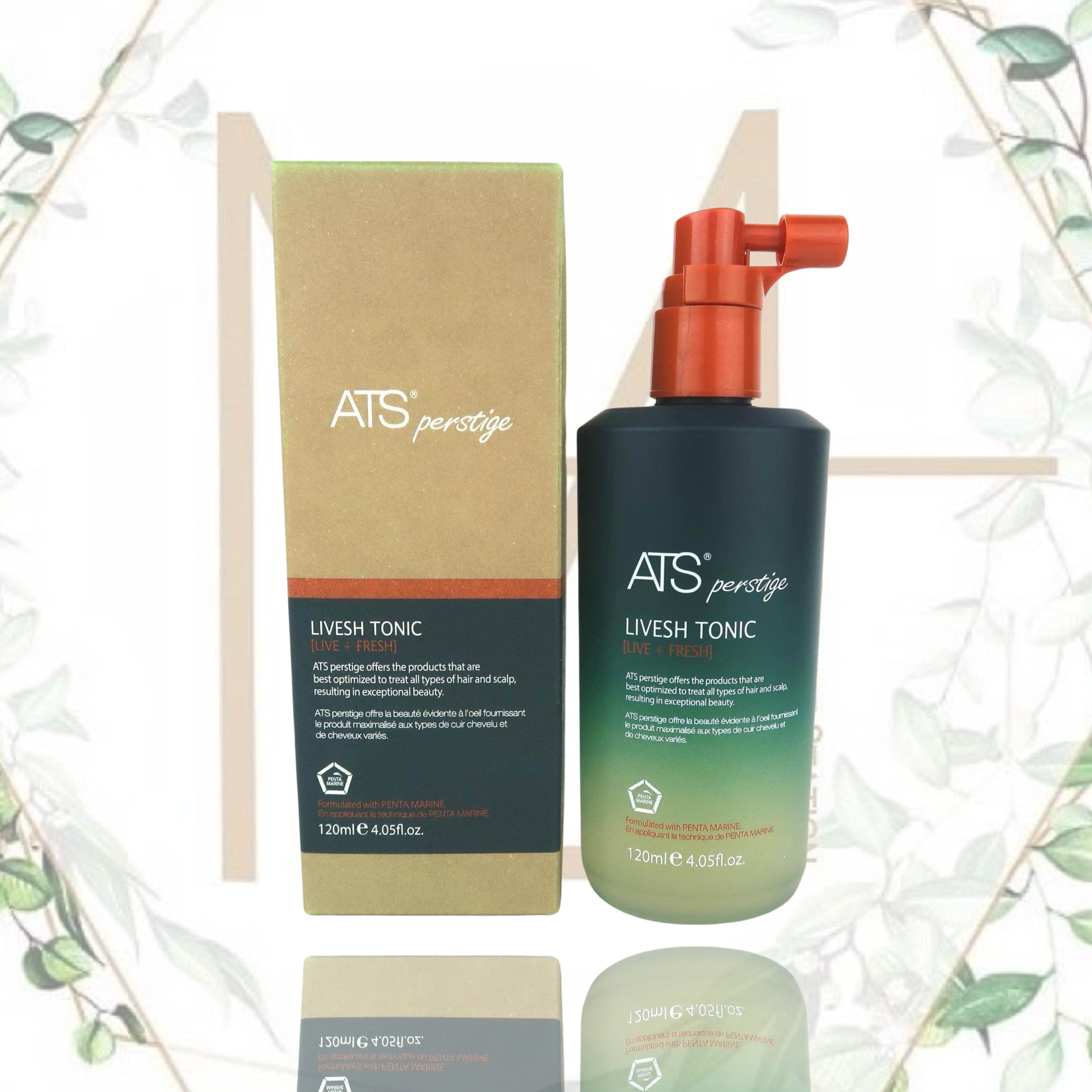 ATS Prestige Livesh Tonic Prevent Hair Loss Penta Marine Extract 120ml ...