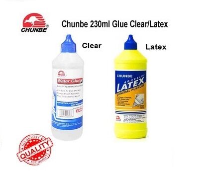 Chunbe 230ml Glue / Latex White Glue 230ml / Gam 230ml / Gam Putih ...