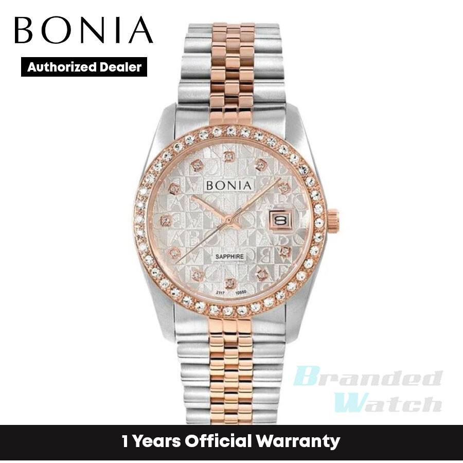 [Official Warranty] Bonia BNB10550-1616S Men's Monogram Classic 36Mm ...