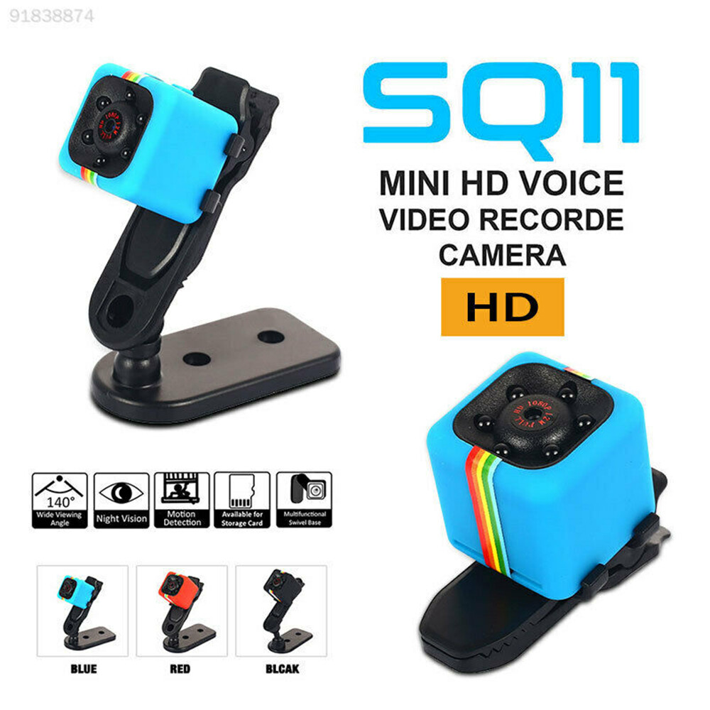 Sq11 Full HD 1080 จุดมินิรถซ่อน DV DVR กล้อง Dash CAM IR Night Vision ...
