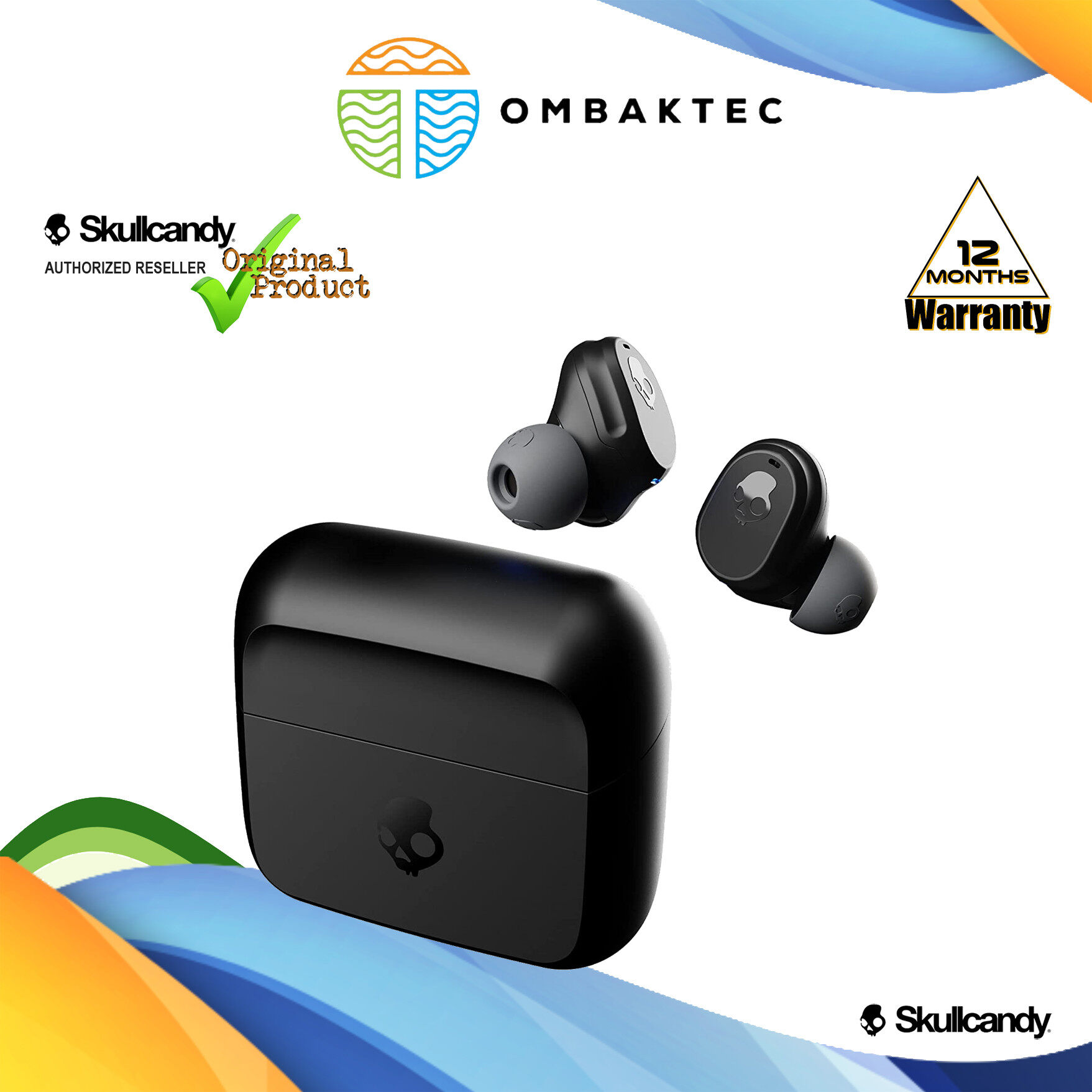 Skullcandy Mod True Wireless Earbuds 34 Hours Total Battery + IP55 ...