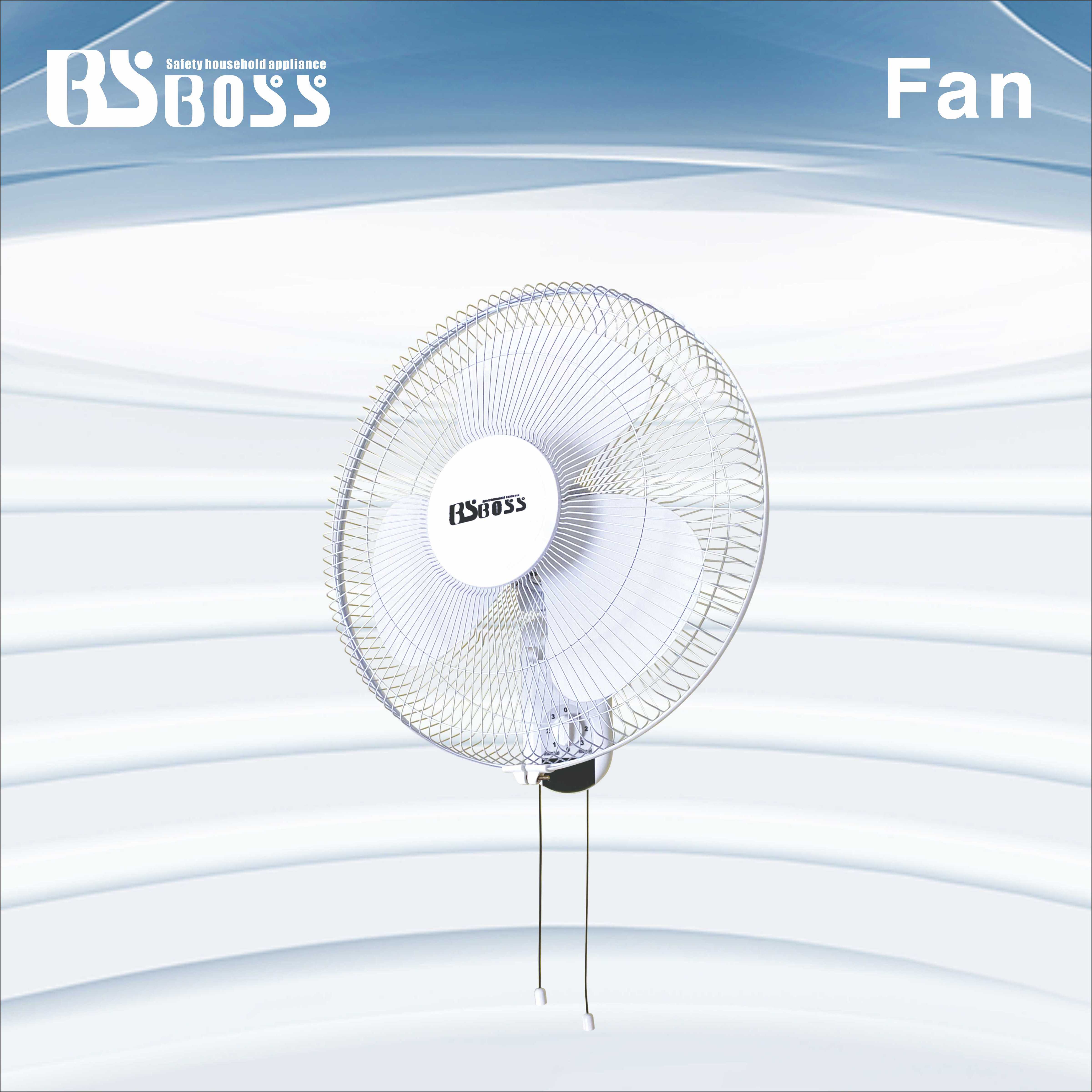 BS BOSS Wall fan wall-mounted electric fan home restaurant wall-mounted ...