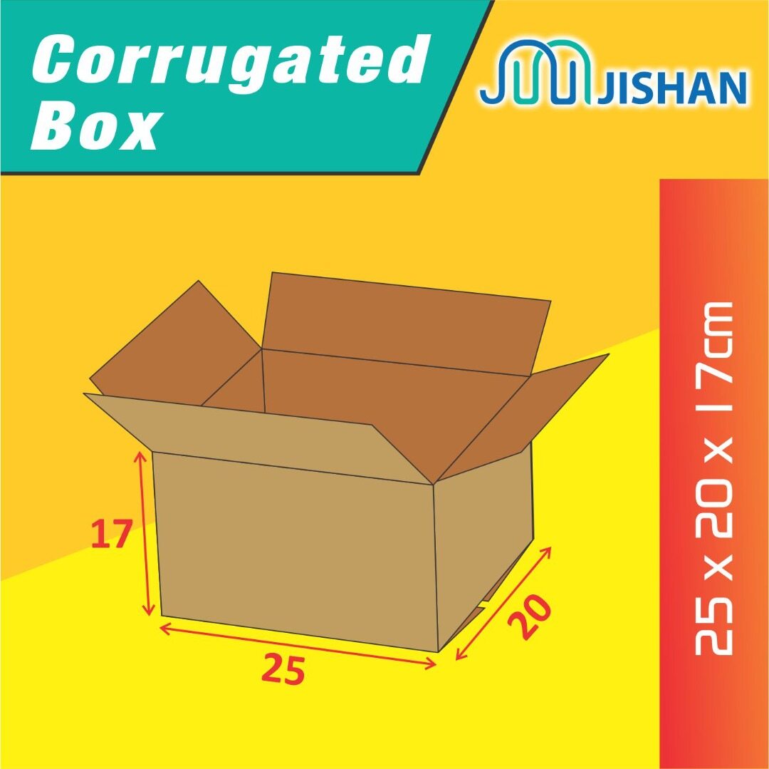 [1pc] C flute Carton Box / Quality Packaging Box / Postage Box / Kotak ...