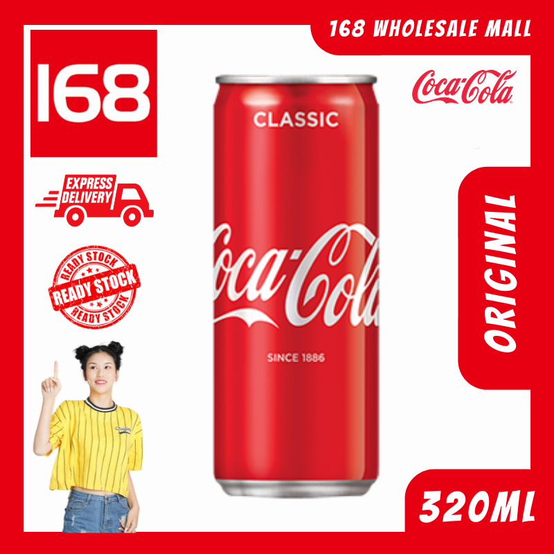 Coca-Cola Can (Rasa Asli) - 320ml | Lazada