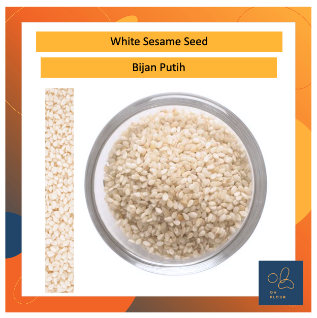 White Sesame Seed (Imported) 500g / Bijan Putih / 白芝麻 (进口) | Lazada