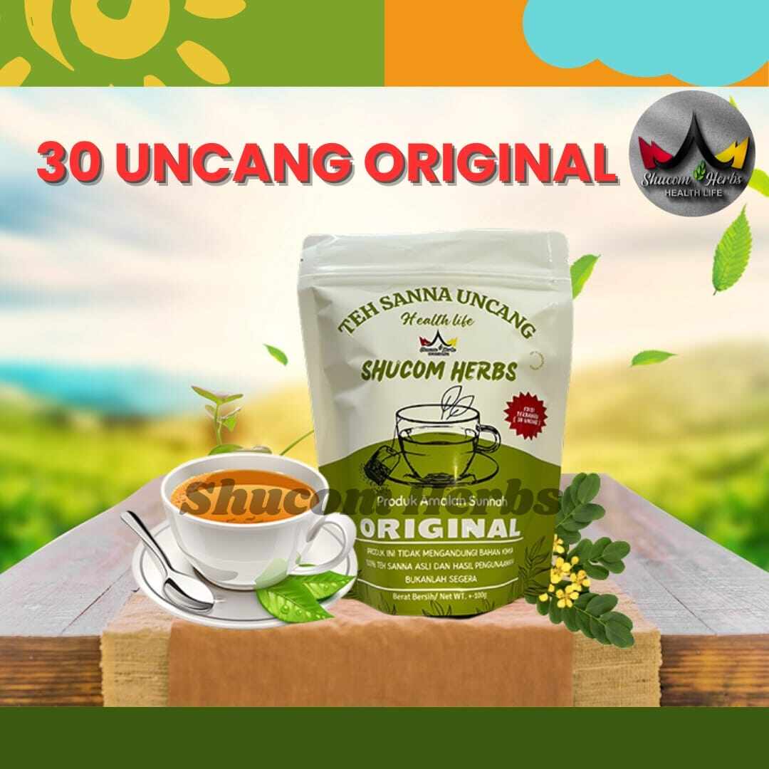 30 uncang Detox tea Slimming tea Daun Sanna tanpa campuran Teh Sanna ...