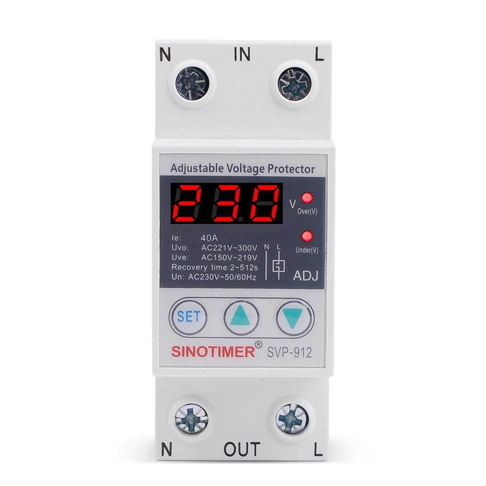 SVP-912 Overvoltage Undervoltage Protective Device Reset Protector Relay - Bside Tool Store ...