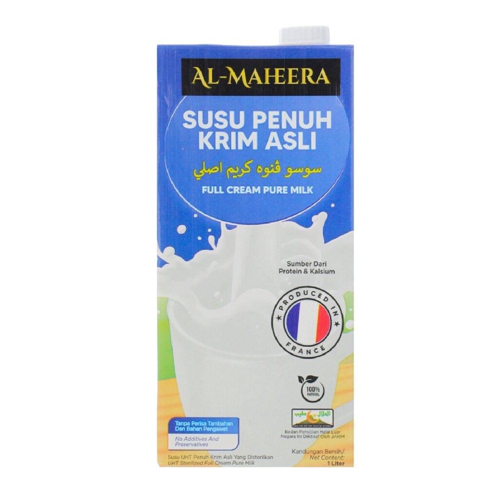 Al-Maheera Full Cream Pure Milk (1L) | Lazada