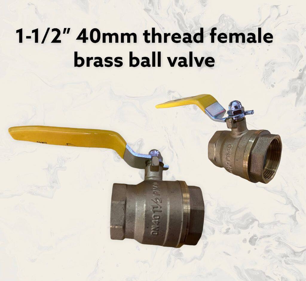 BRASS BALL VALVE PN25 1-1/4" (32MM) , 1-1/2" (40MM) 2" (50MM) | Lazada
