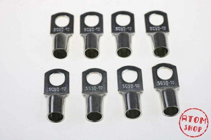 50mm2 10mm Bolt Hole Tinned Copper Cable Lugs Terminals Brand New 10pcs ...