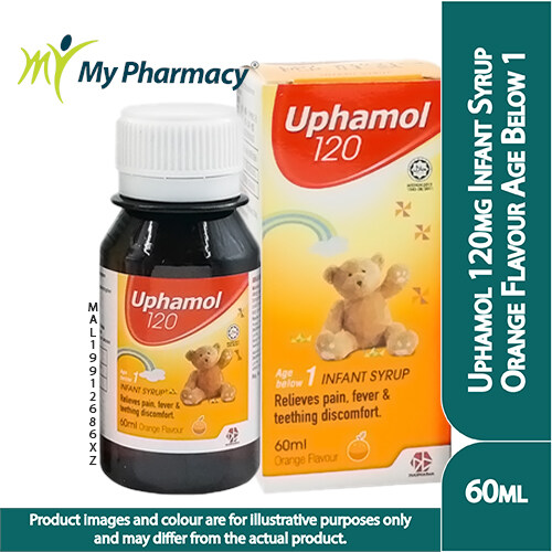 UPHAMOL 120 INFANT SYRUP ORANGE FLAVOUR 60ML | Lazada