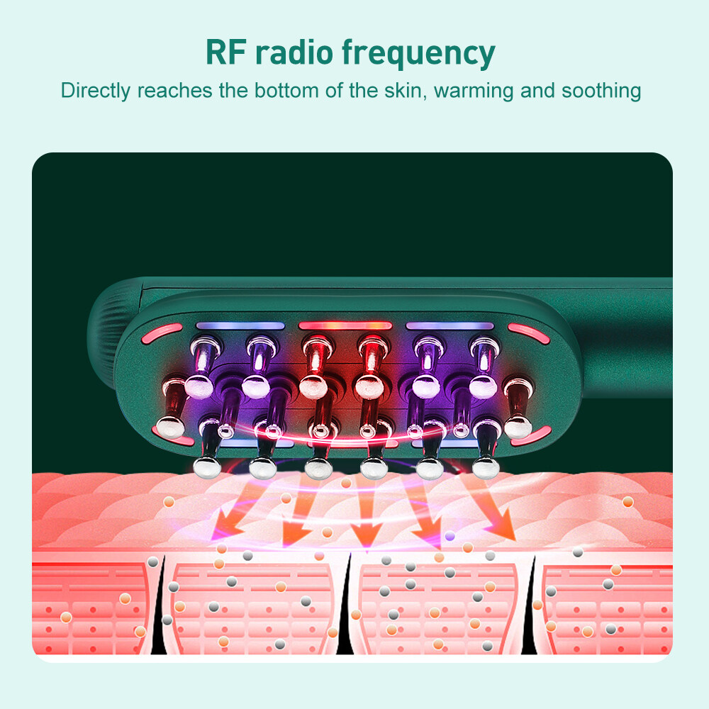 Hailicare RF Lược Chăm Sóc Tóc Dòng Điện Cực Nhỏ Điện Lược Massage Chống Rụng Tóc Laser Mọc Tóc ...