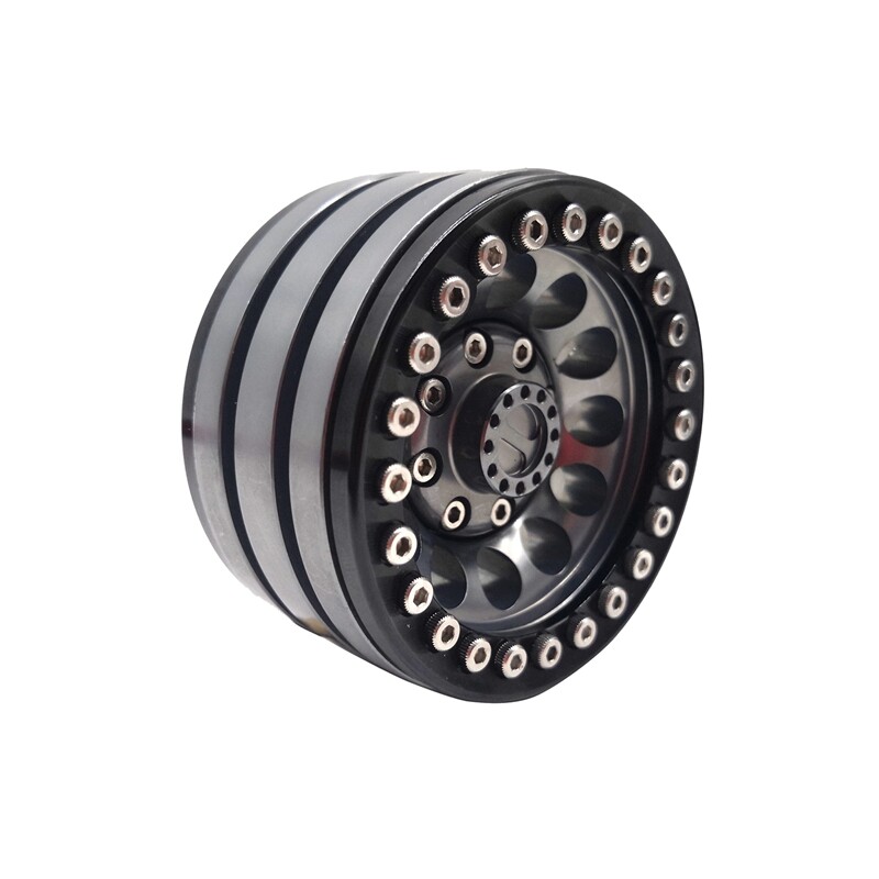 4pcs Alloy Rock Crawler Beadlock Wheel RIM 1.9 Inch for Axial Racing ...