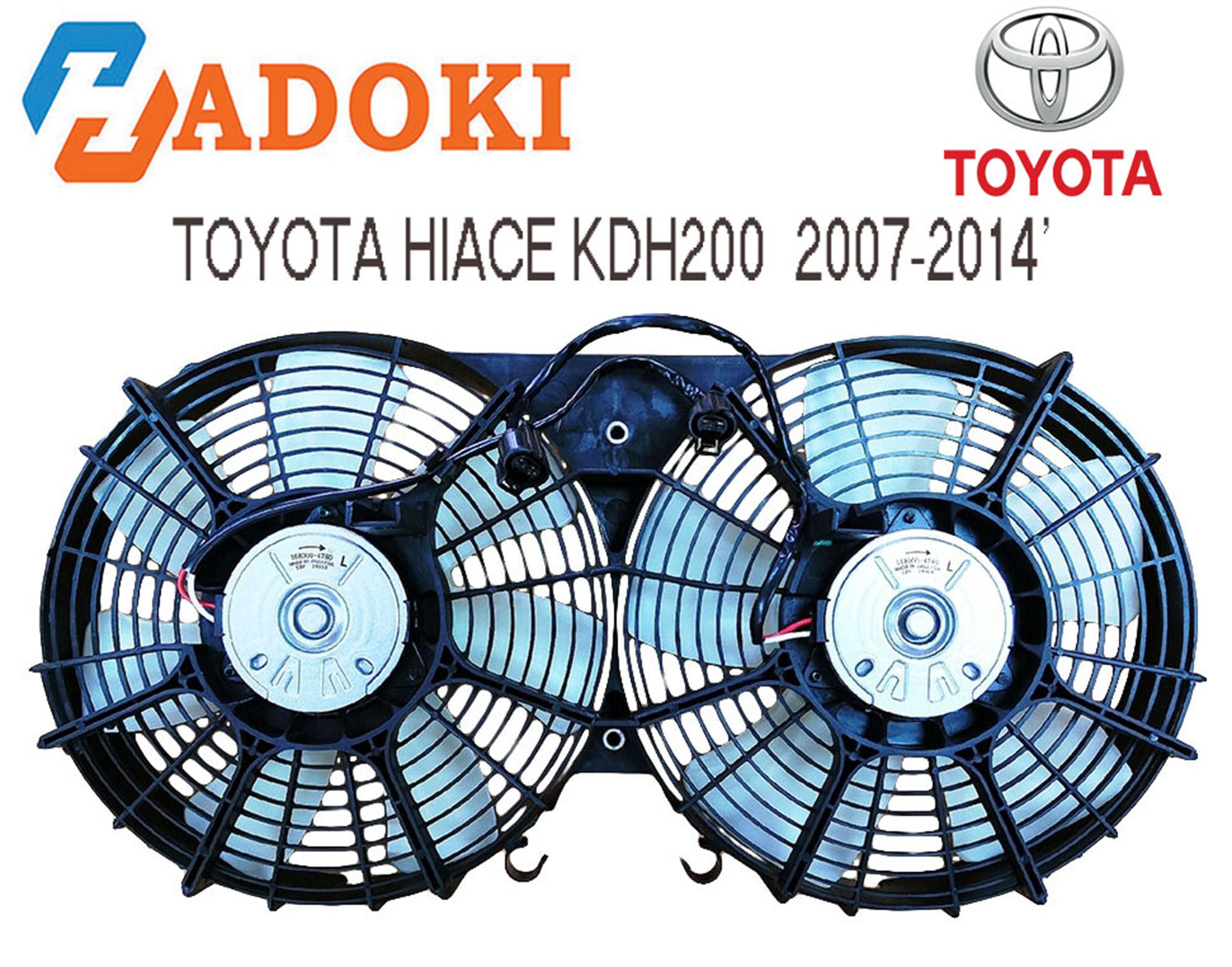 TOYOTA HIACE KDH200 2007-2014 COOLING RADIATOR FAN ASSY | Lazada