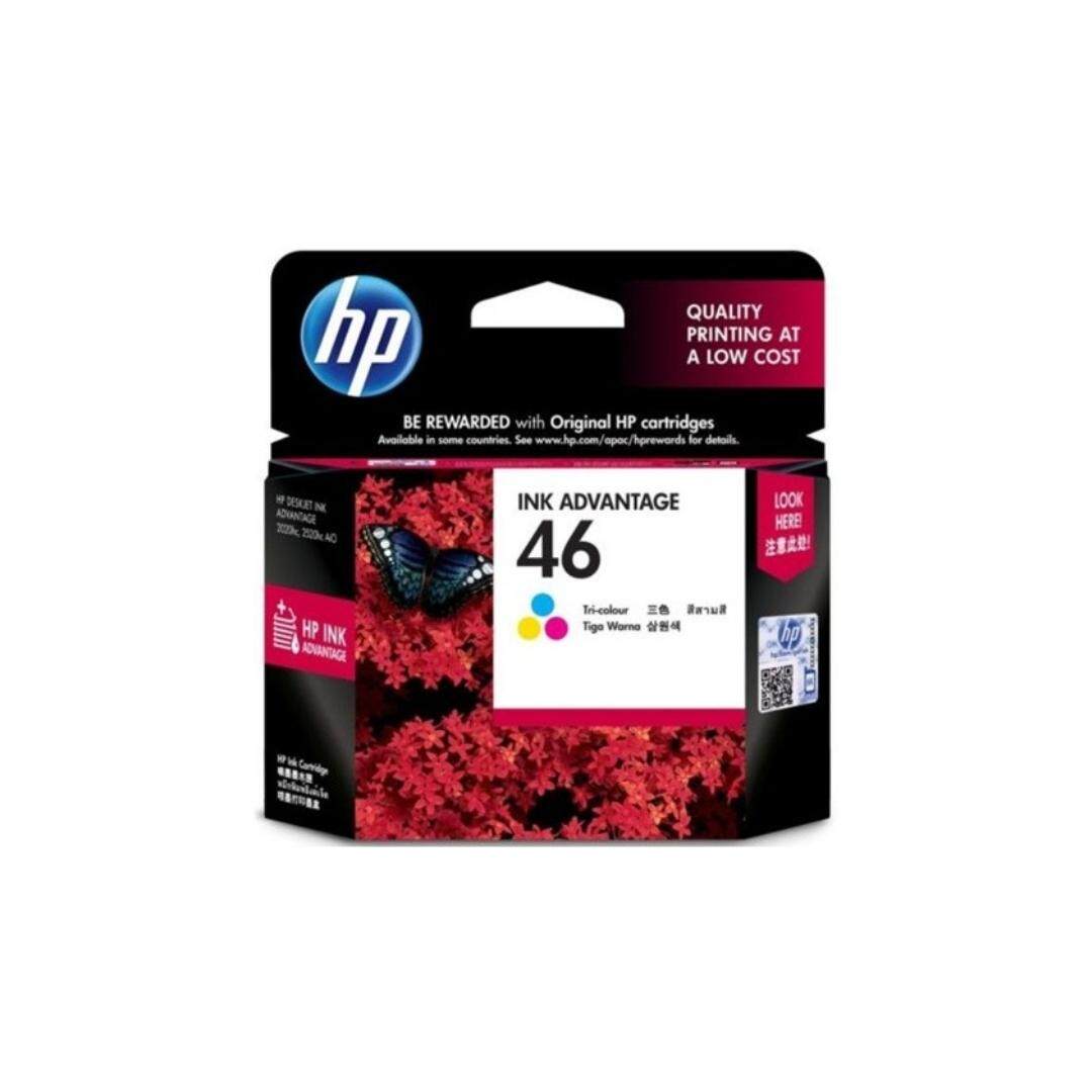 HP 46 Ink Cartridge ( Black / Color ) CZ637AA / CZ638AA | Lazada
