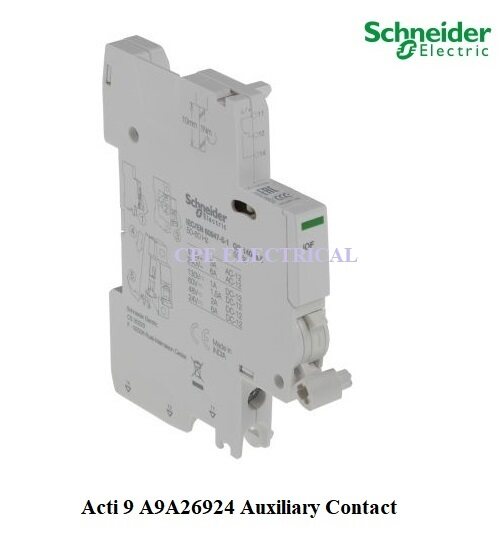 Schneider Electric Acti 9 A9A26924 1NO 1NC Auxiliary Contact for iC60 MCB | Lazada