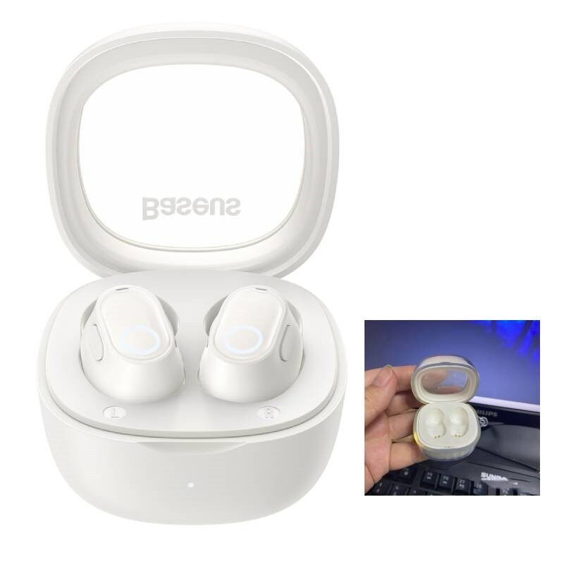 【with headset case】Baseus Bluetooth WM02 5.3 Earpbuds Smart Noise ...