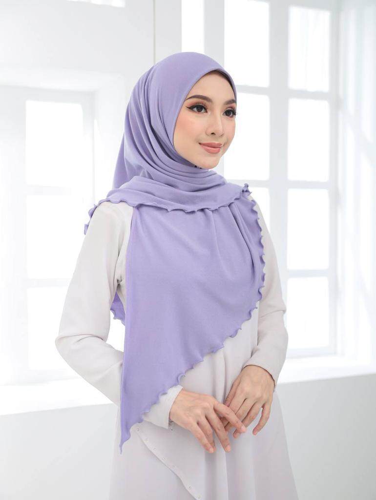 New Bawal lazy Layla Ruffle Kain Moscrepe Premium (Ready Stock) | Lazada