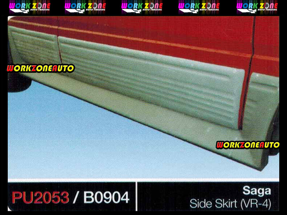 B0904 Proton Saga Fiber Side Skirt (VR4) Body kit Bodykit | Lazada
