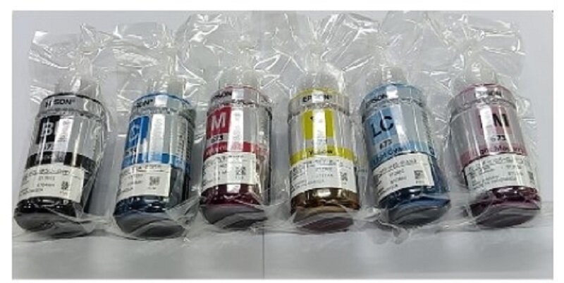 Original Epson L800 L805 L850 L1800 Ink Bottle CMYK LMLC Bulk Pack | Lazada