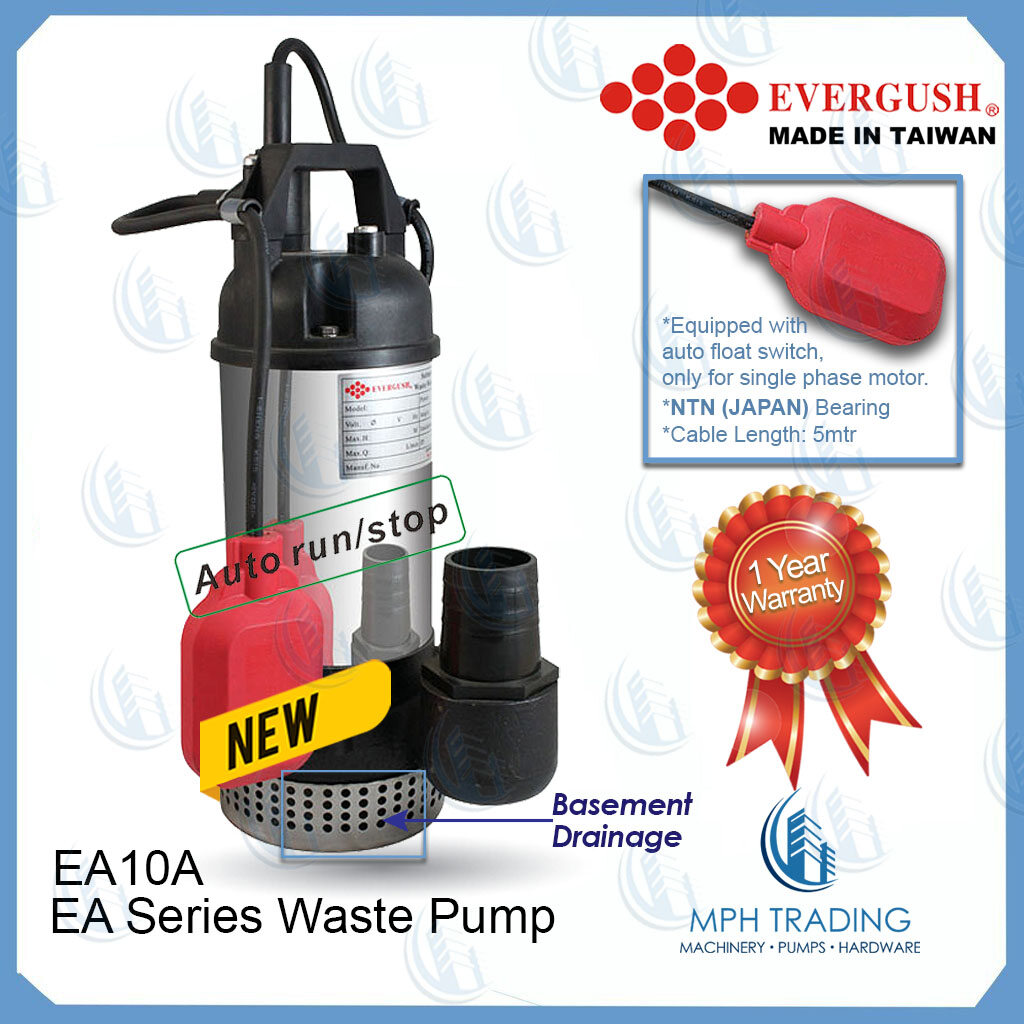 Evergush EA10 EA10T EA10A Submersible Water Pump Multipurpose Koi Pond ...