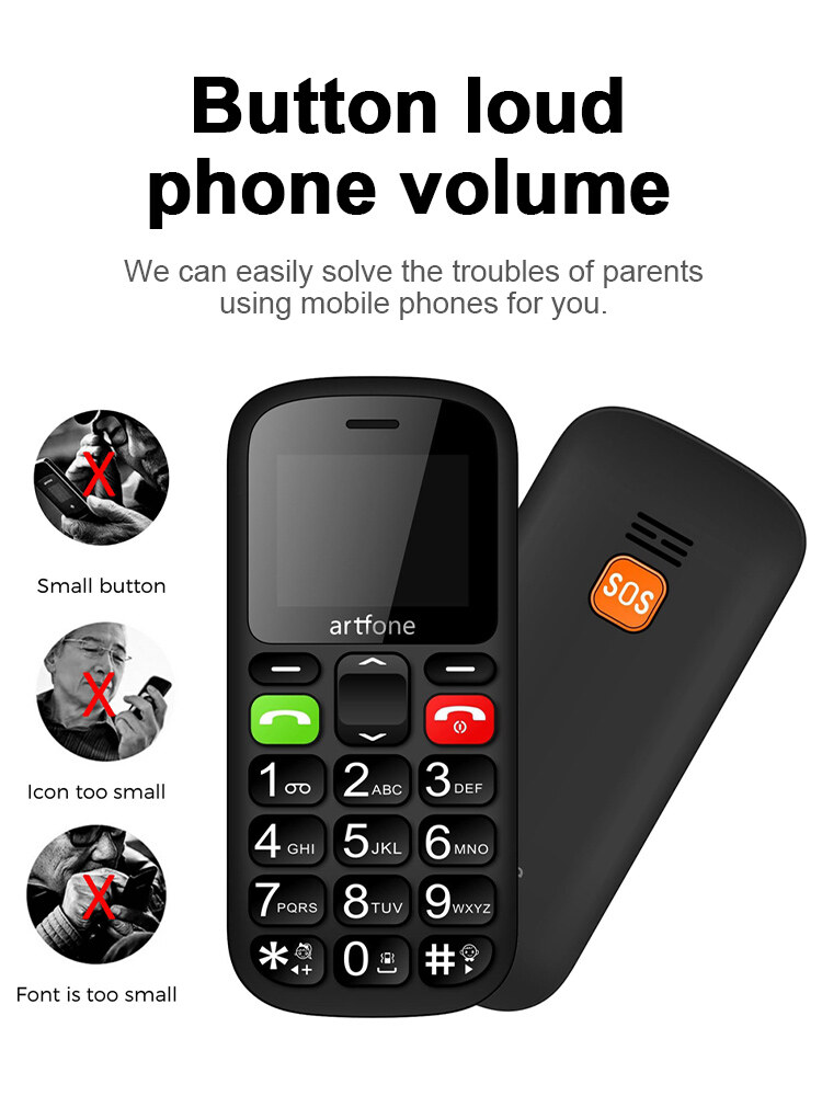 Art Fone โทรศัพท์มือถือปุ่มใหญ่ปี CS181,โทรศัพท์มือถือแบบมีปุ่มขนาดใหญ่ ...