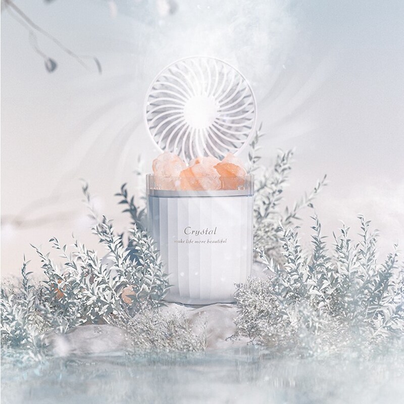 Portable Crystal Aromatherapy Humidifier USB Wireless Aroma Oil ...