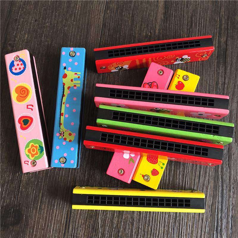 16 Holes Harmonica Diatonic Blues Harp Woodwind music instrument ...