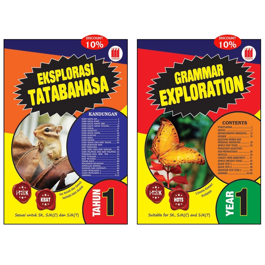 VISION - Siri Eksplorasi Tatabahasa dan Grammar Exploration Tahun 1 ...