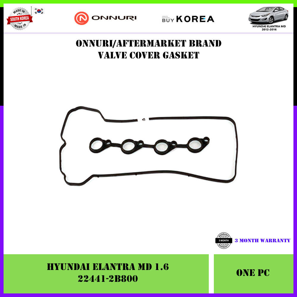 (MD-3) Hyundai Elantra MD 1.6 Korea Aftermarket Valve Cover Gasket ...