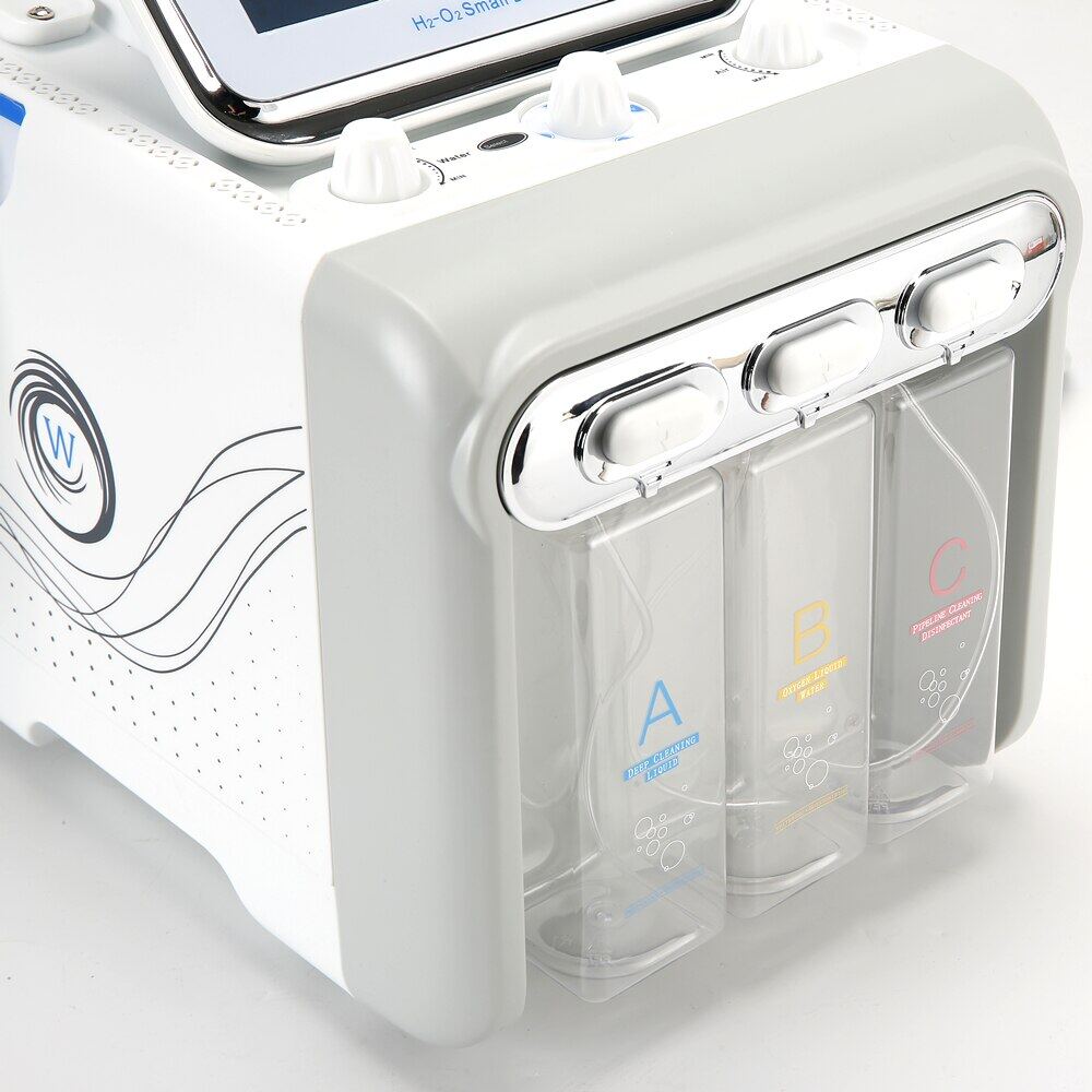 6 in1 H2-O2 Hydro Dermabrasion RF Bio-lifting Spa Facial Hydro Facial ...