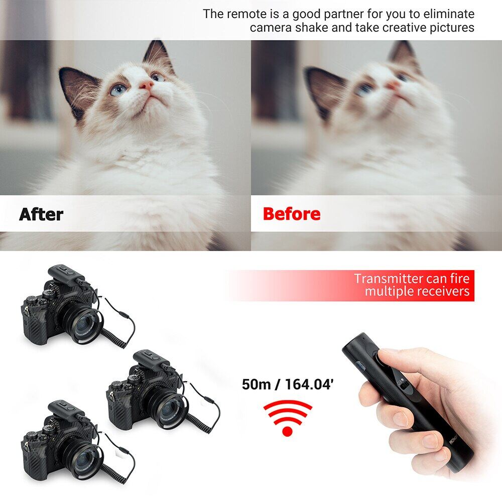 รีโมทควบคุมตัวจับเวลาไร้สาย RR-100สายชัตเตอร์ควบคุมสำหรับ Fuji Fujifilm ...
